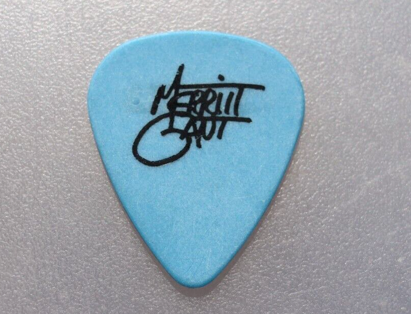 OVERKILL ~ Merritt Gant Vintage Early 90's Tour Guitar Pick ~ Blue ...
