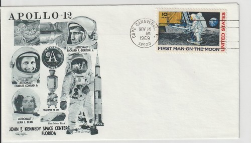 Space Cover: Apollo 12 - Launched from Cape Kennedy, Florida - Orbit ...