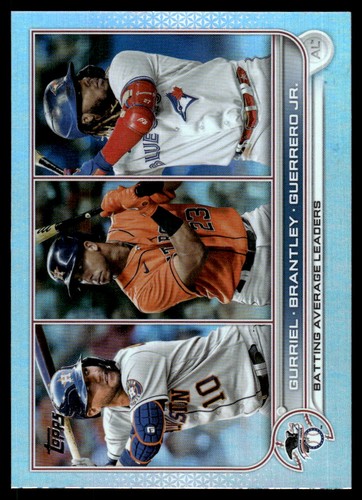 Yuli Gurriel / Michael Brantley / Vladimir Guerrero Jr.) 2022 Topps ...