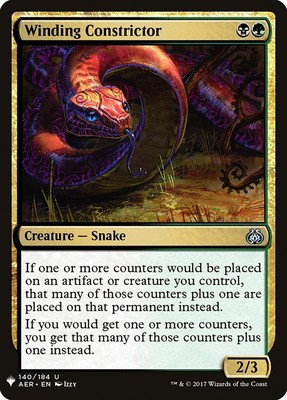 MTG magic cards 1x Winding Constrictor Mystery Booster NM-Mint, English ...