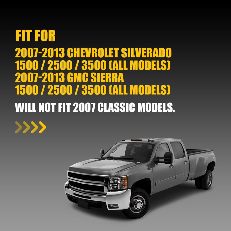 For 07-13 Chevy Silverado GMC Sierra Red LED 3RD Third Brake Light ...