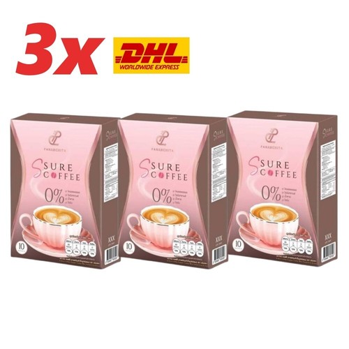 3x S Sure Coffee Instant Powder Mix Pananchita Control Hunger Low ...