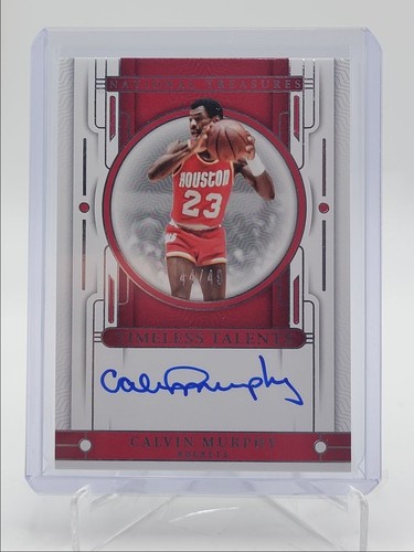 CALVIN MURPHY 2023-24 NATIONAL TREASURES TIMELESS TALENTS AUTO /49 ...