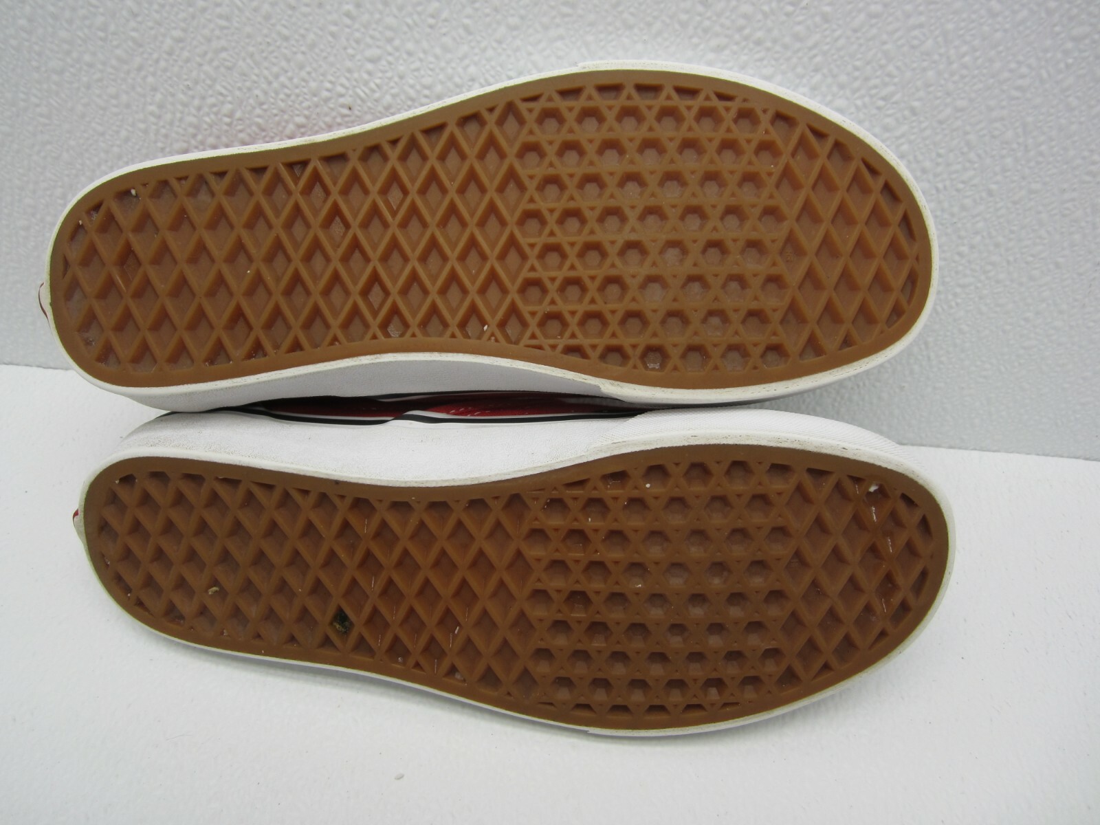 Vans Off The Wall Unisex Skate Shoes Red 500714 Checkered Flames Men's ...