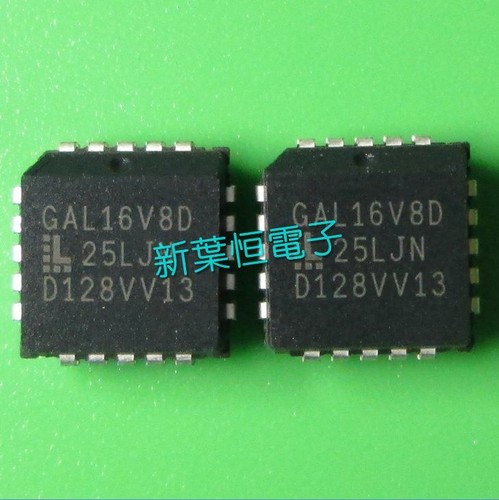 5PCS GAL16V8D-5LJN IC PLD 8MACRO 5.0V 5NS 20PLCC GAL16 16V8 GAL16V ...