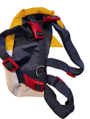 Top Paw Green Colorblock Dog Backpack Harness | eBay