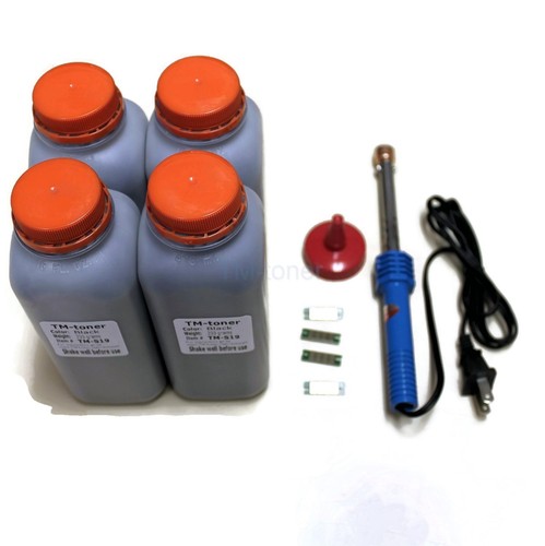 4x Toner refill with Chips & tool for Ricoh SP4510SF SP4510DN SP3610SF ...
