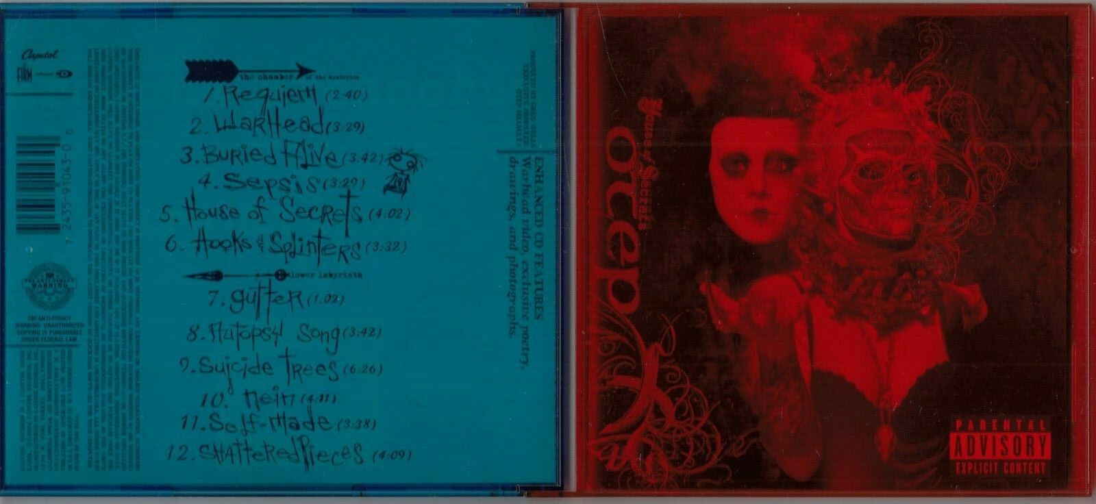 Otep - House of Secrets [PA](CD, Jul-2004, Capitol/EMI Records ...
