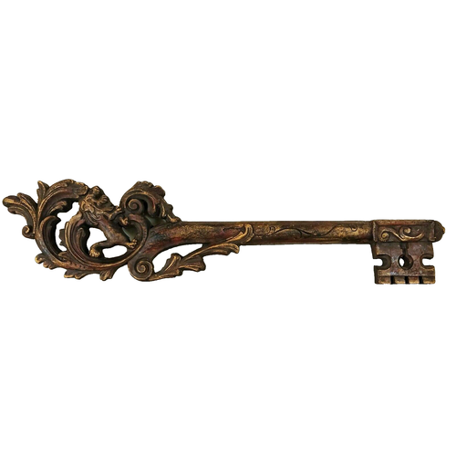 Antique Ornate Skeleton Key Wall Hanging Art Accent Decor Large 34" | eBay