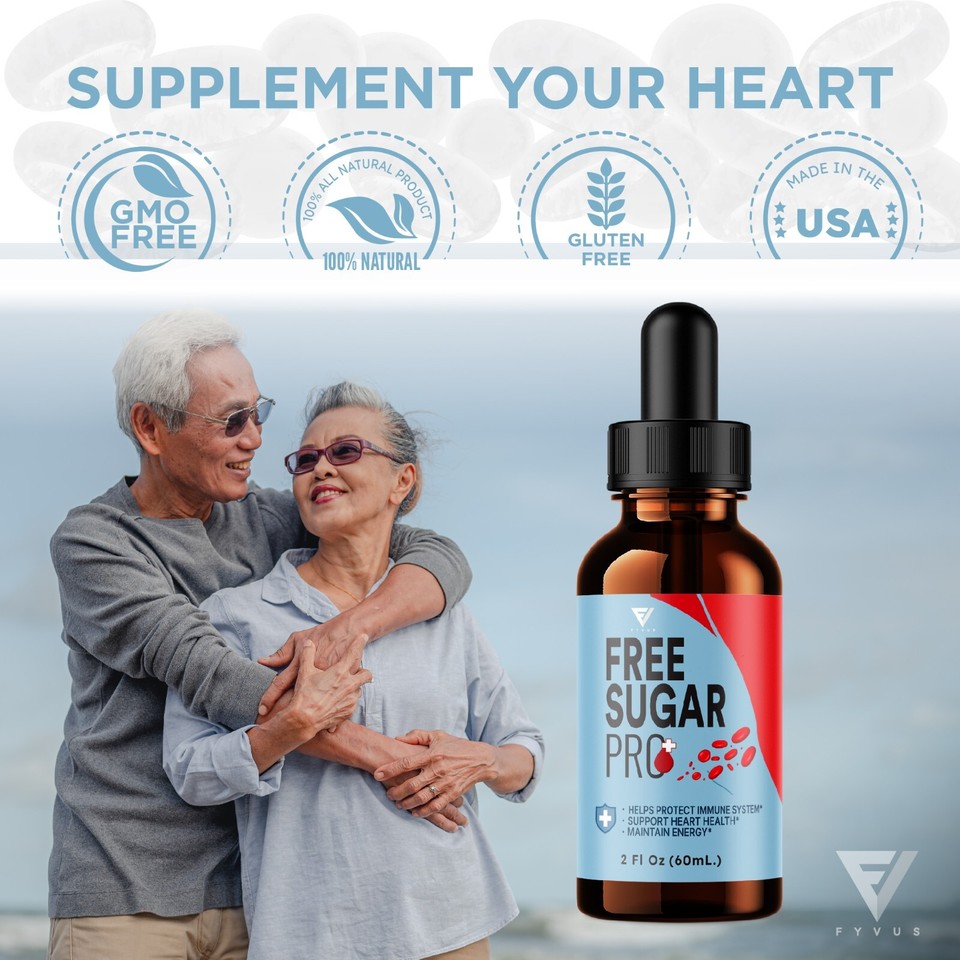 (5 Pack) Free Sugar Pro Drops Formula Bottle Supplement FreeSugar Pro ...