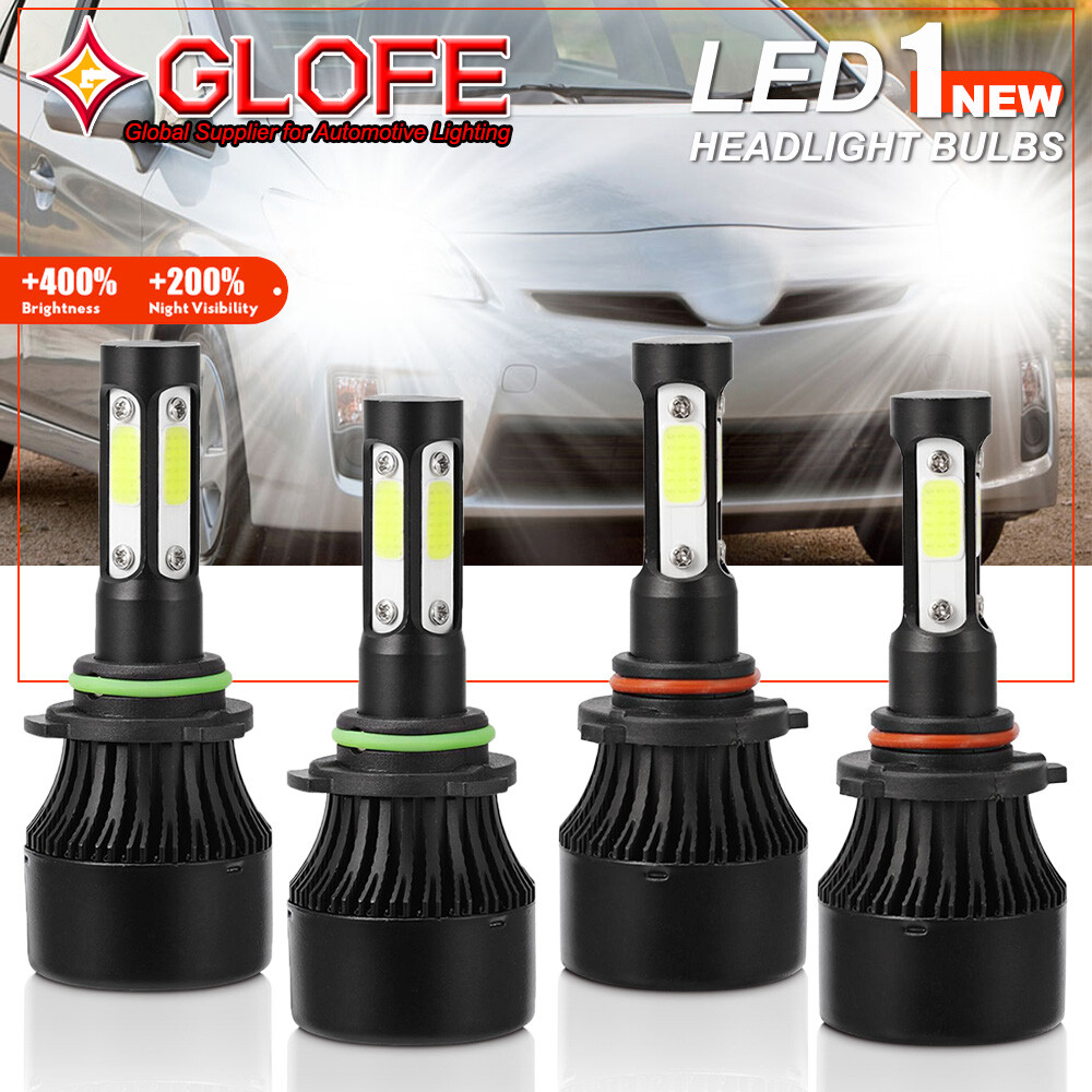 9005 9006 Super LED Headlight Hi/Lo Beam Bulbs For Jaguar XJ6 1990-1997 ...