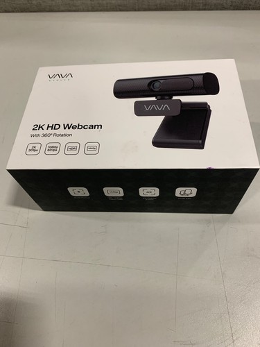 Webcam VAVA 2K Web Camera with Dual Microphones Autofocus 4X Digital ...