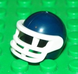 LEGO - Minifig, Headgear Sports Helmet w/ Football Visor, Mask - Dark ...