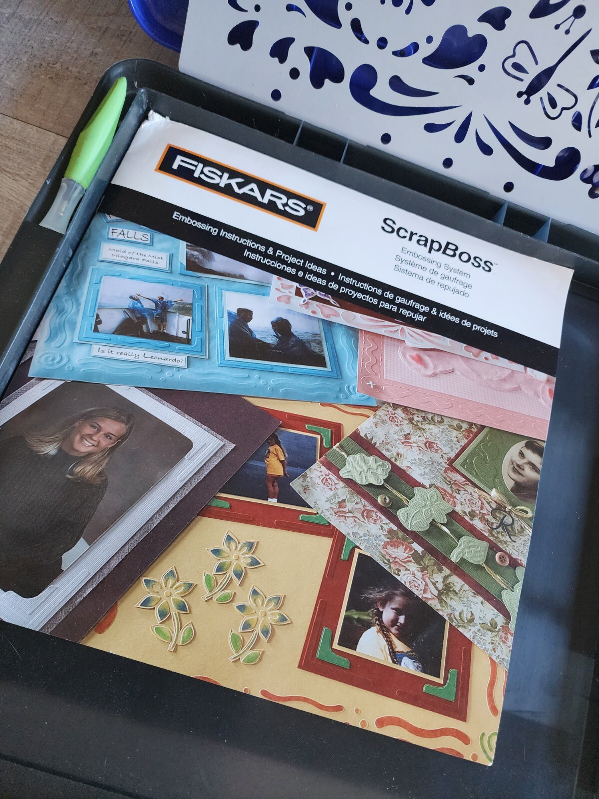 Fiskars ScrapBoss Embossing Sytem 12x12 Borders, Frames, Corners + Misc ...