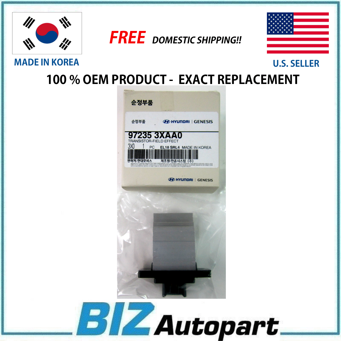 OEM GENUINE TRANSISTOR-FIELD EFFECT FOR 11-20 HYUNDAI 14-20 KIA 97235 ...