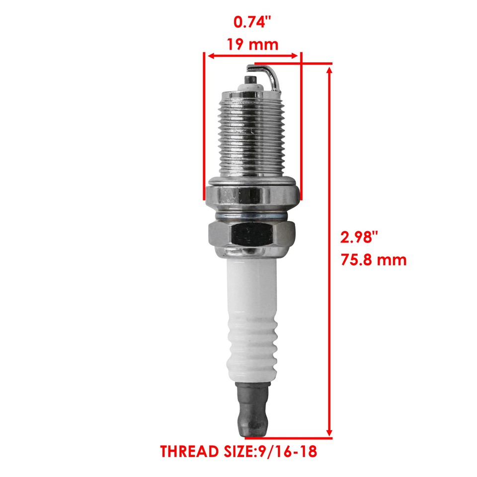 Standard Spark Plugs for John Deere LA140 LA145 LA150 LA155 LA165 LA175 ...