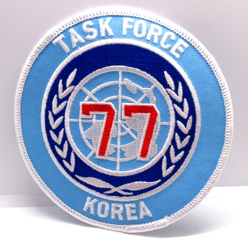 Vintage Navy Patch Task Force 77 Korea United Nations Emblem Sew On | eBay