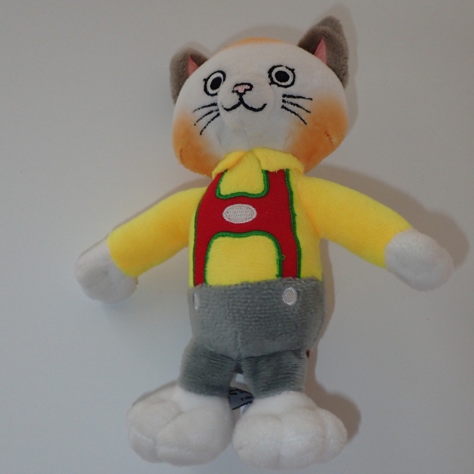 YOTTOY Richard Scarry Huckle Cat Plush 7 Inch Busytown Stuffed Animal ...