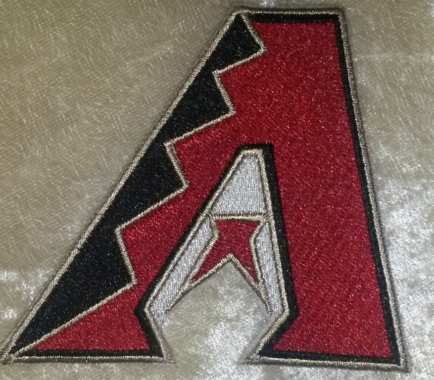Arizona Diamondbacks "A" 3.5" Iron /Sew On Embroidered Patch~Free ...