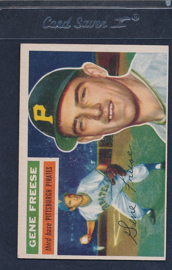 1956 Topps WB #046 Gene Freese Pirates VG/EX 56T46-91615-7 | eBay