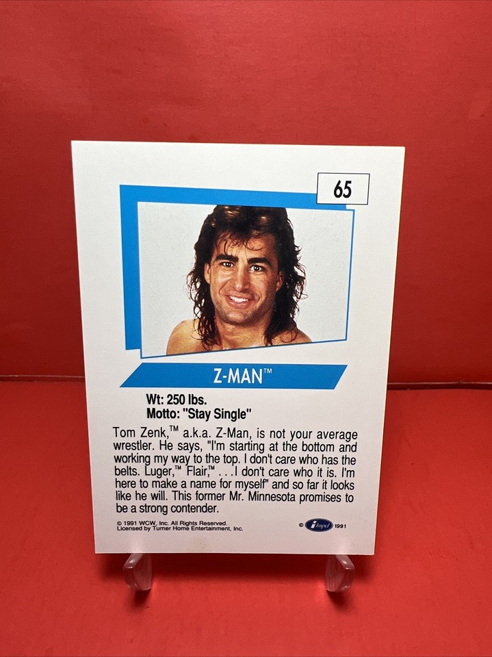 1991 Impel WCW Z-Man #65 Rookie RC EX🦄 | eBay
