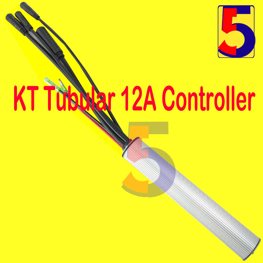 KT Tubular Controller Kit 36V/48V 15A 250W 350W+KT display+PAS+throttle ...