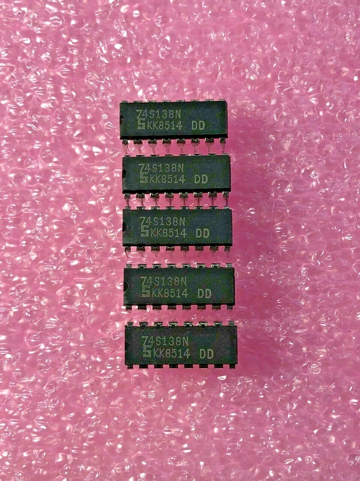 5 pcs TTL LOGIC 74S138 1 of 8 DECODER / DEMULTIPLEXER 16-DIP SIGNETICS ...