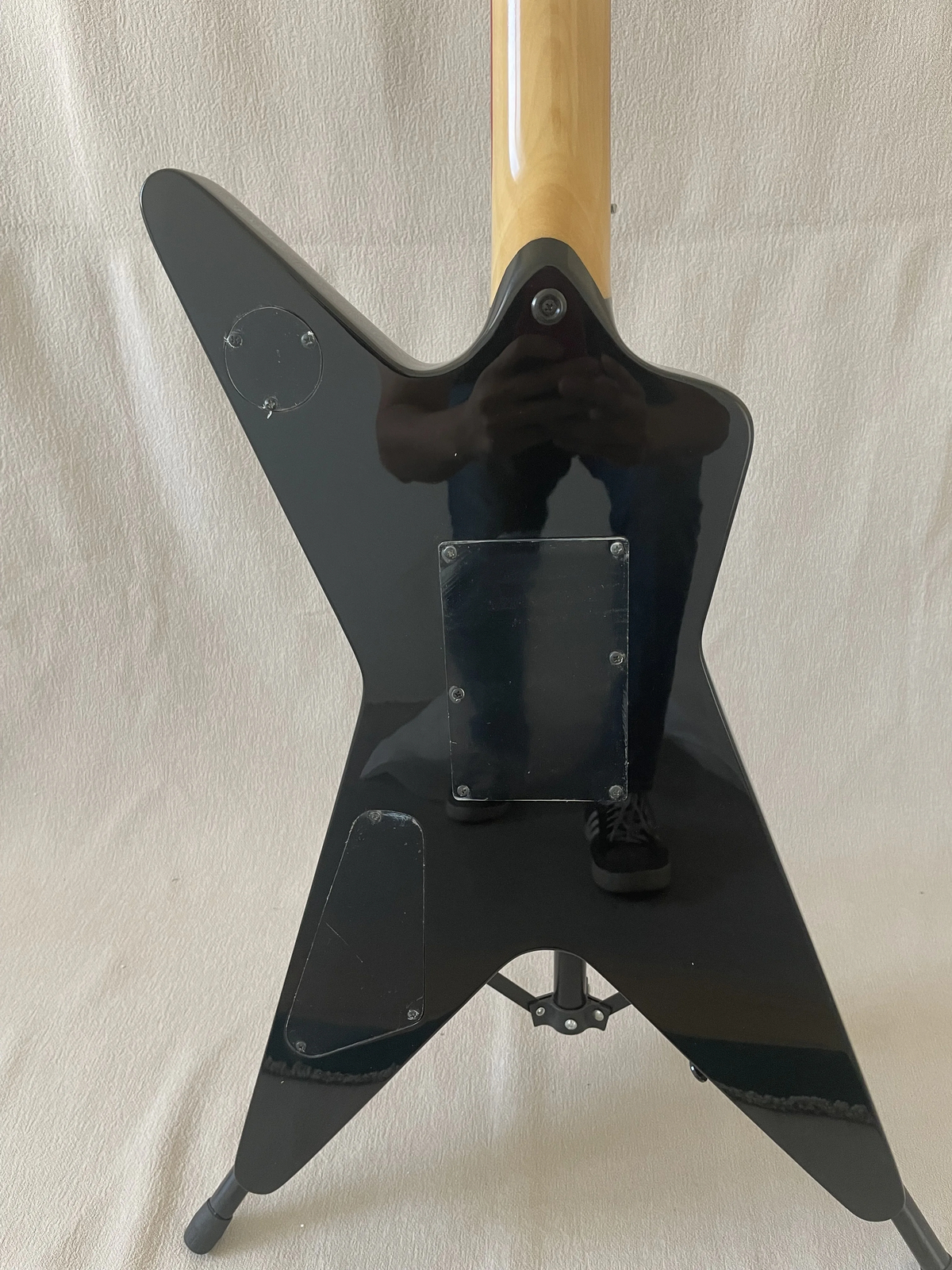 Custom Washburn Dimebag Darrell Model Electric Guitar Black Panel Red ...