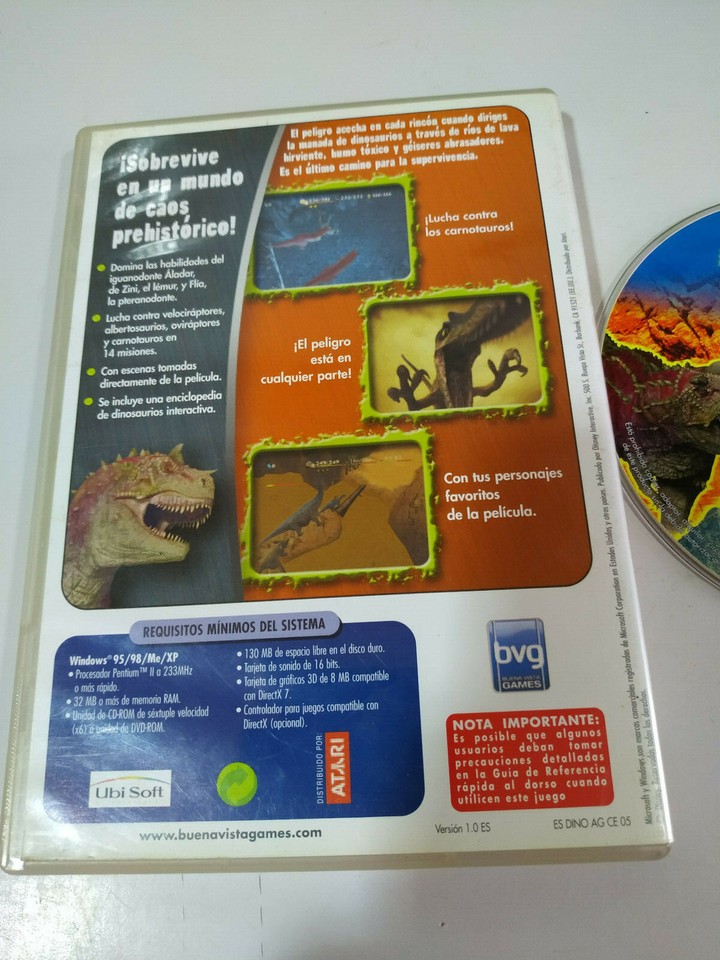 Disney Dinosaur Classics - PC CD-Rom Game Spain Edition | eBay