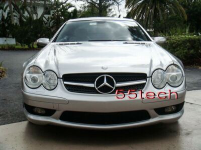Mercedes R230 SL500 SL600 Grille Grill BK MESH 2003 2004 2005 2006 ...