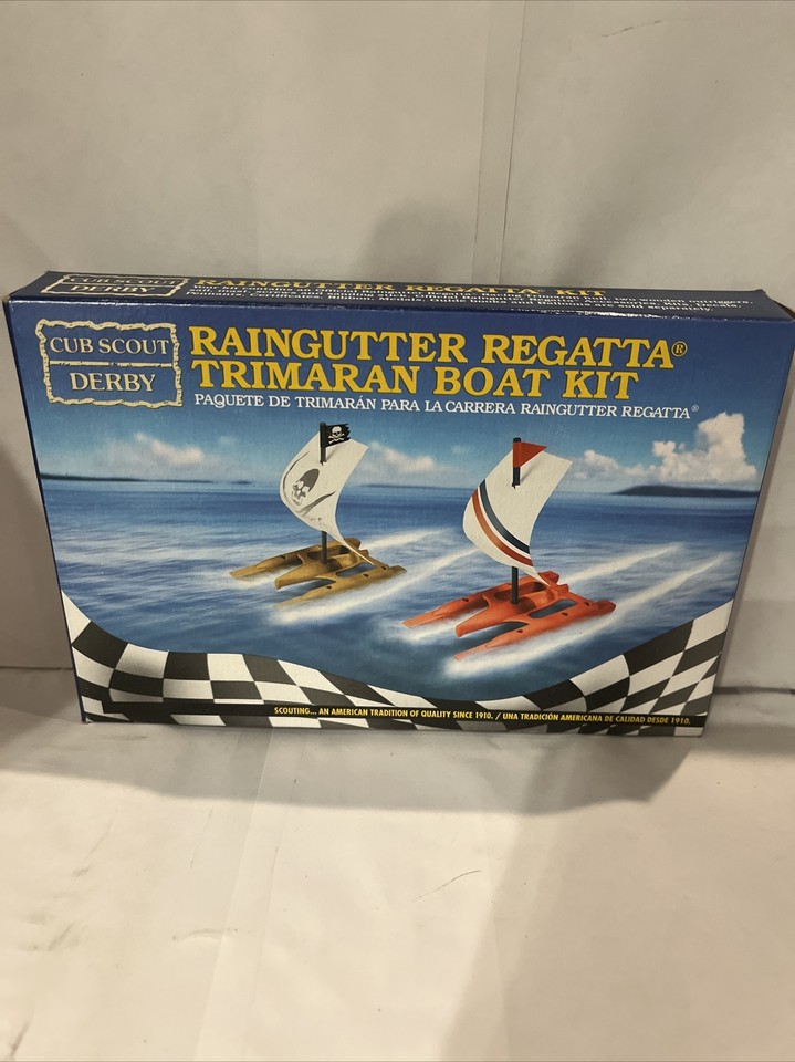 Cub Scout Derby - Raingutter Regatta Trimaran Boat Kit New In Box | eBay