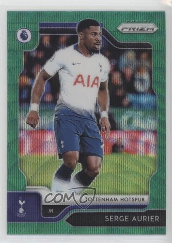 2019-20 Panini Prizm Premier League Green Wave Prizm Serge Aurier #190 ...