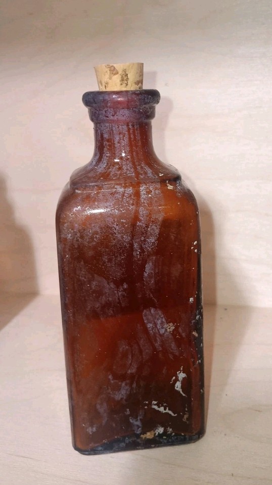 6 Vintage/Antique Dug Poison/Medicine Glass Bottles With Pharmacy ...