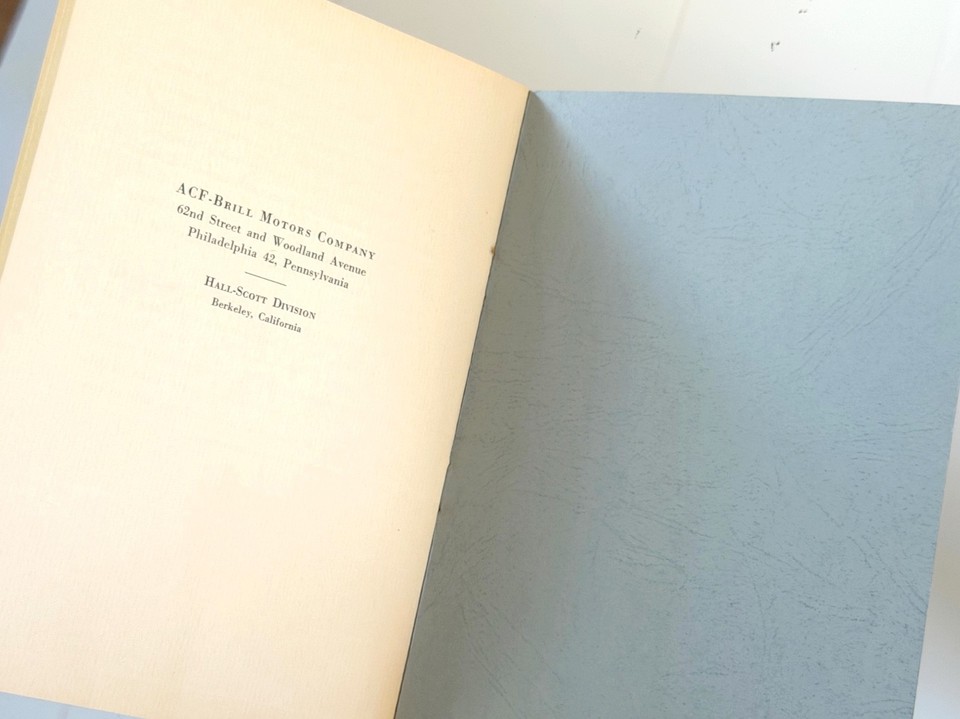 rare rACF-Brill Motors Co "URBAN TRANSPORTATION" Story Horse Car to ...