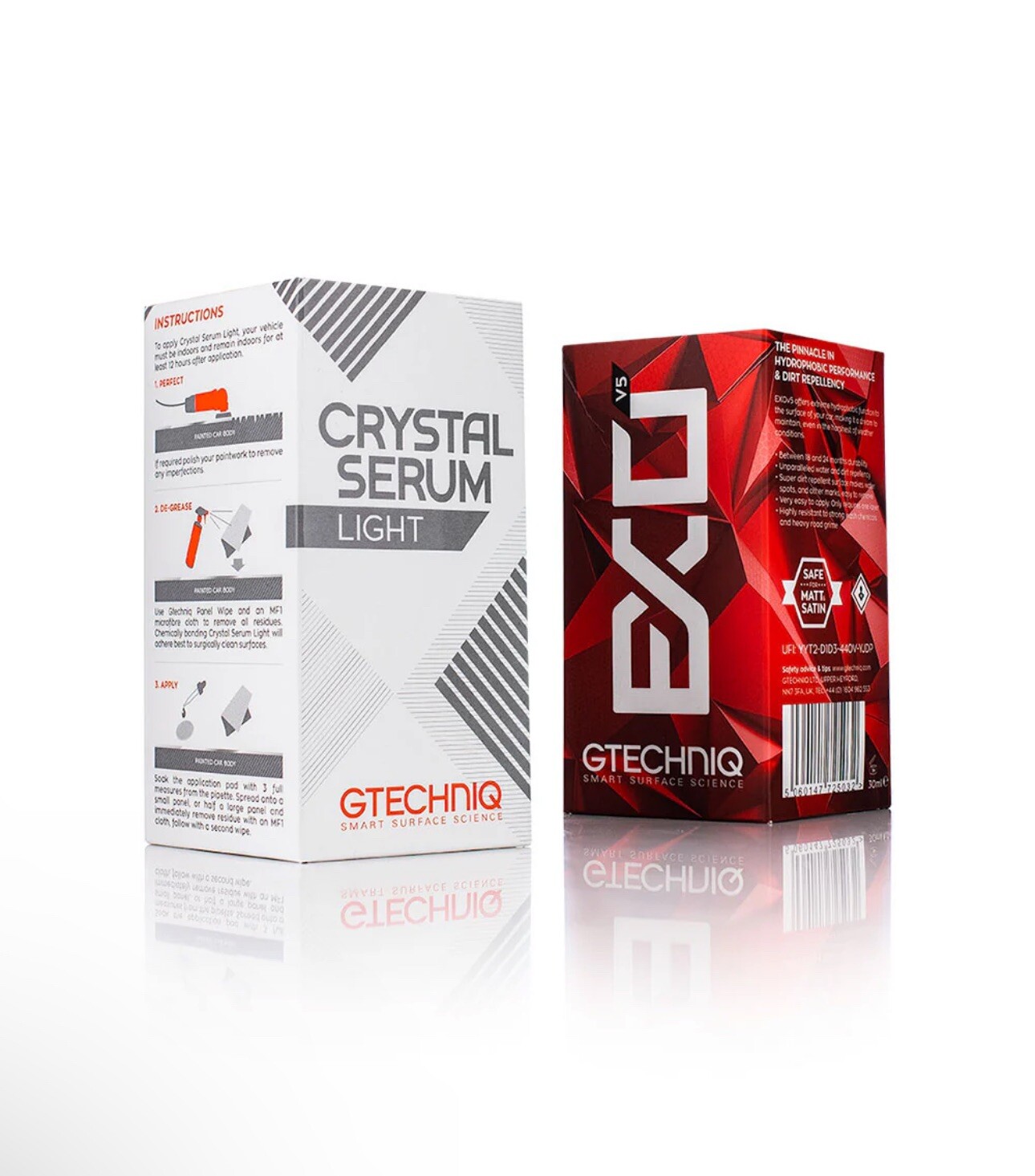 Gtechniq Crystal Serum Light & EXO v5 30ml Combo | 2 Step Ceramic ...