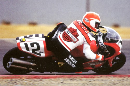 Harley-Davidson VR 1000 factory racer & Chris Carr - 1995 - motorcycle ...