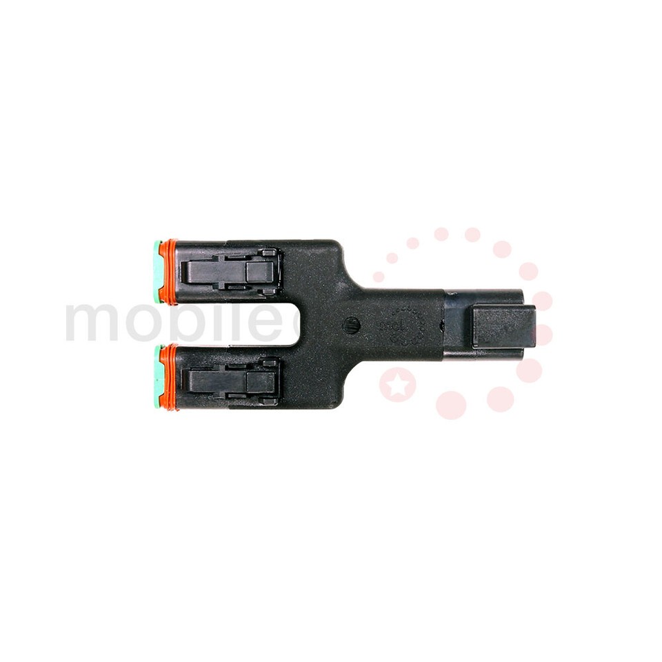 Deutsch DT Series 2 Pin two Way Connector SPLITTER ADAPTER 2 x Male & 1 ...