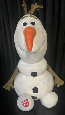 Build A Bear Workshop Disney Frozen Olaf Snowman 14” Stuffed Plush Toy ...