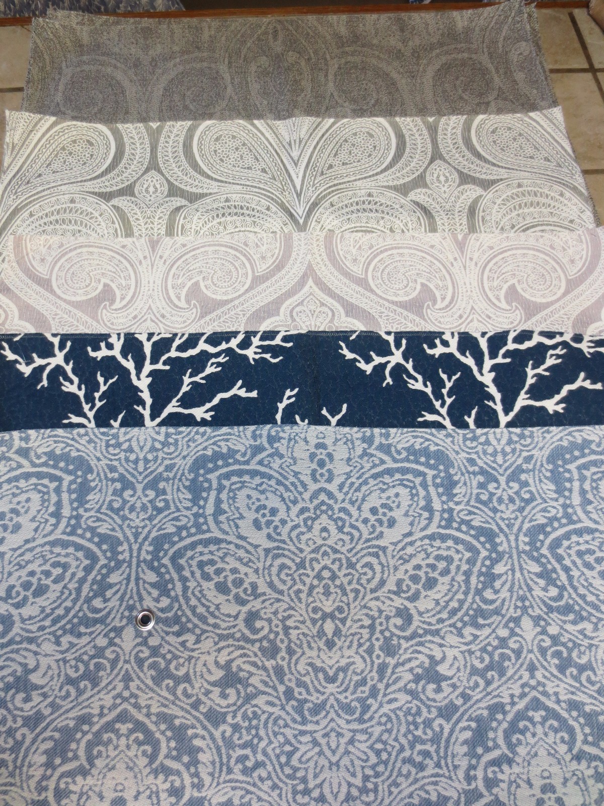 Pindler & Pindler Fabric sample crafts upholstery Chair Stool pillow ...