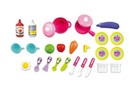Lil' Chef Pink Portable Kitchen Food Set- Luggage Folds into Kitchen ...