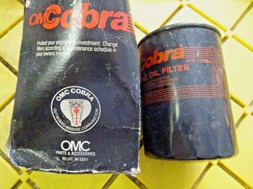 OEM BRP OMC OIL FILTER 173233 GM LONG FILTER L6 & V8 1965 & UP 18-7876 ...