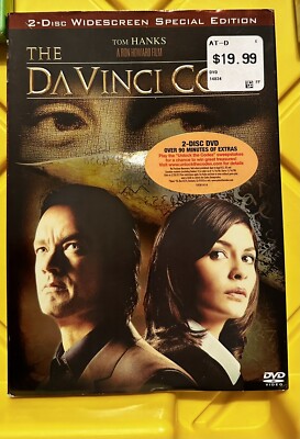 The Da Vinci Code (DVD, 2006) w/slipcover Tom Hanks, Audrey Tautou ...
