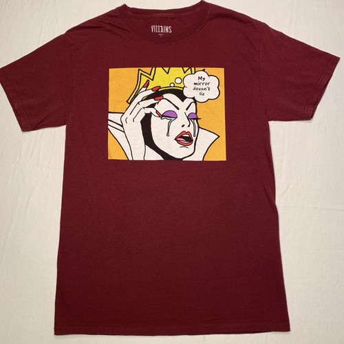 Disney Villains Evil Queen Shirt Womens Small Mirror Snow White Tee EUC ...