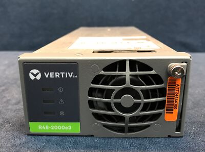 Vertiv R48-2000E3 eSure Rectifier -48VDC 2000W Power Supply Module NEW ...