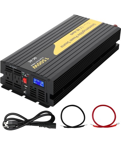 1500W Primary Sump Pump Battery Backup LCD Display Auto Switches Backup ...