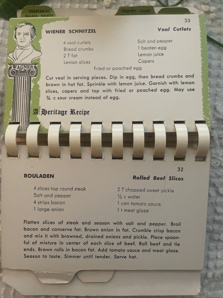 GERMAN CUISINE ILLUSTRATED Cookbook "WURST YOU WERE HERE," VINTAGE ...