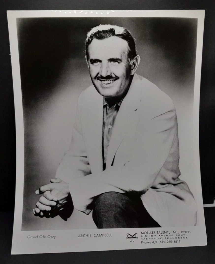 Country Star Archie Campbell Press Photo Circa 1960's - Star of Hee Haw ...