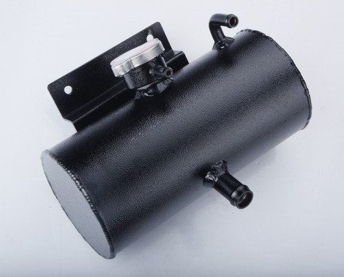 1.5L Universal Horizontal Round Aluminum Overflow Coolant Tank With Cap ...