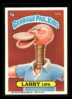 1986 Topps Garbage Pail Kids #157a Larry Lips 4th Series 4 Sticker | eBay