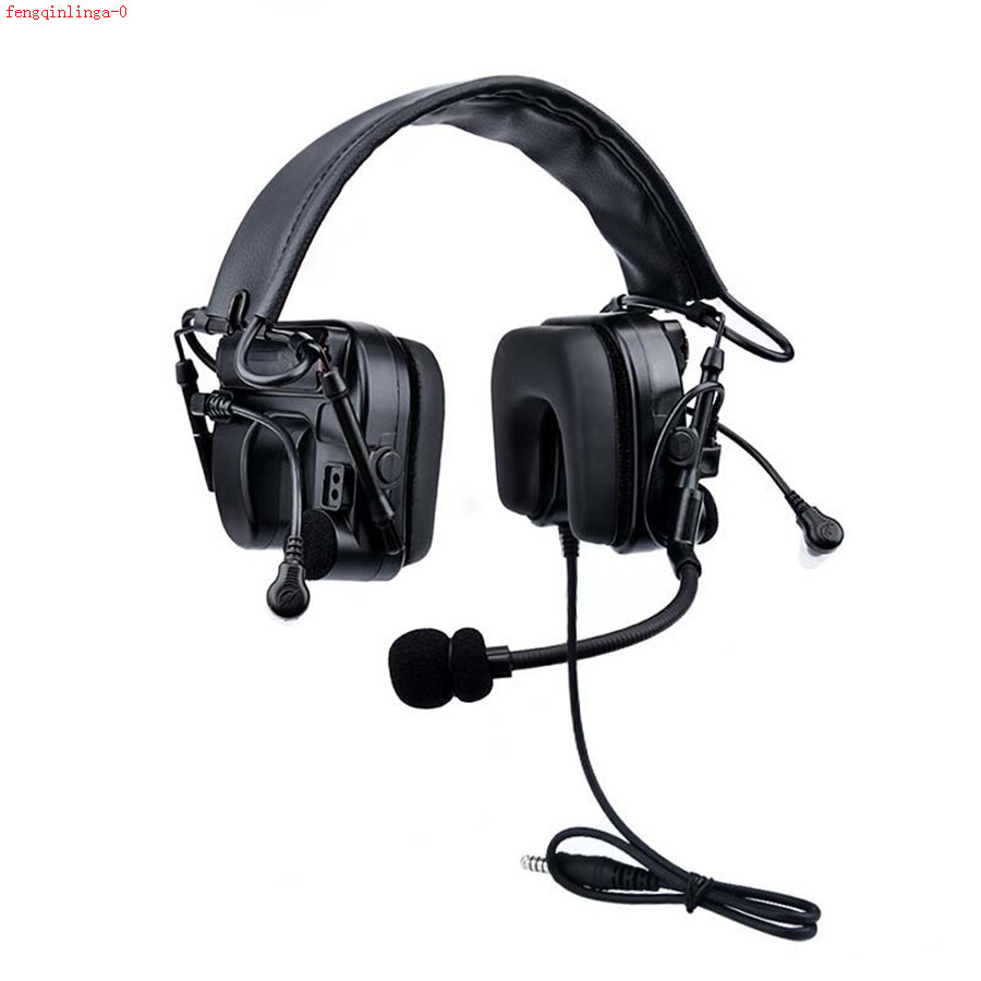 Military Comtact IV Tactical Headset In-Ear Pick Up Sound Noise Reduce ...